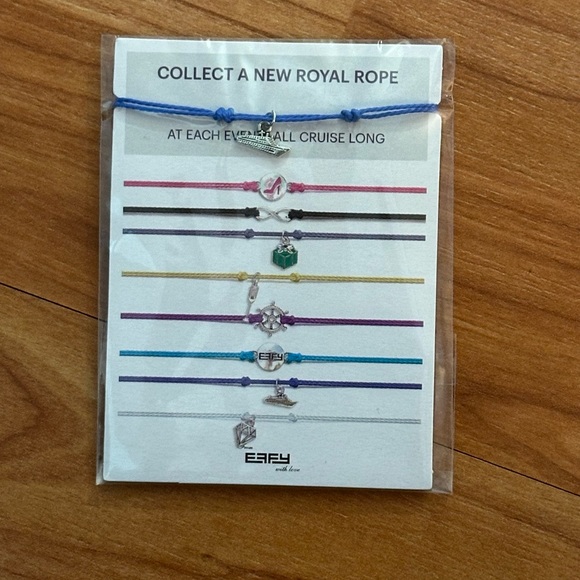 Effy | Accessories | Royal Caribbean Royal Rope Bracelet Cruise Ship ...